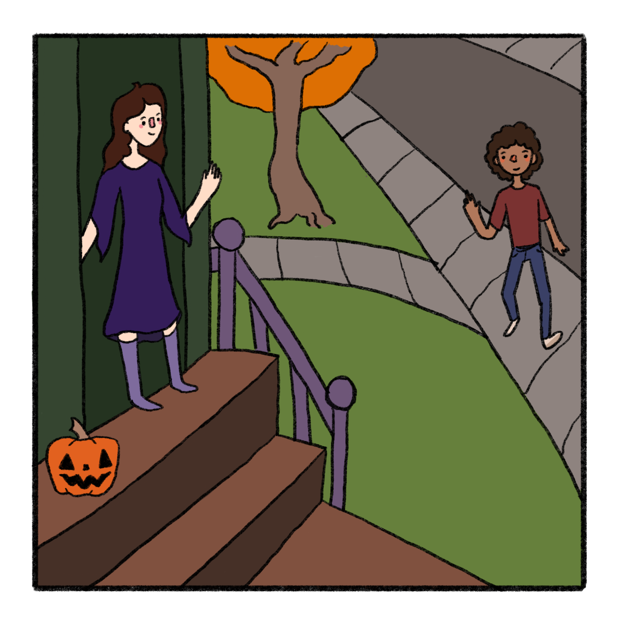 Halloween comic: Ghosts – The Paw Print
